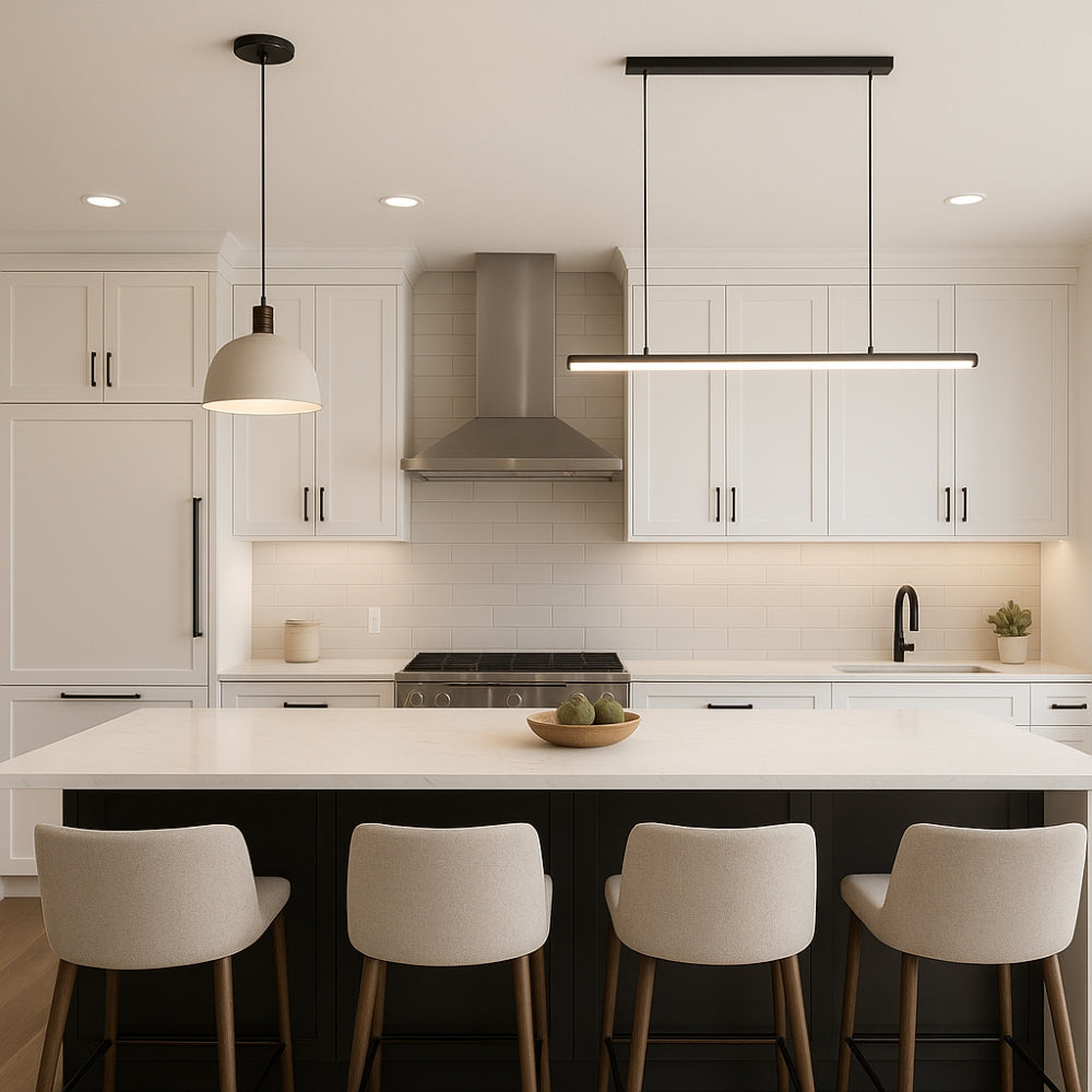 Pendant vs. Linear Lighting for Kitchen Islands: What’s Better? – ULURU ...