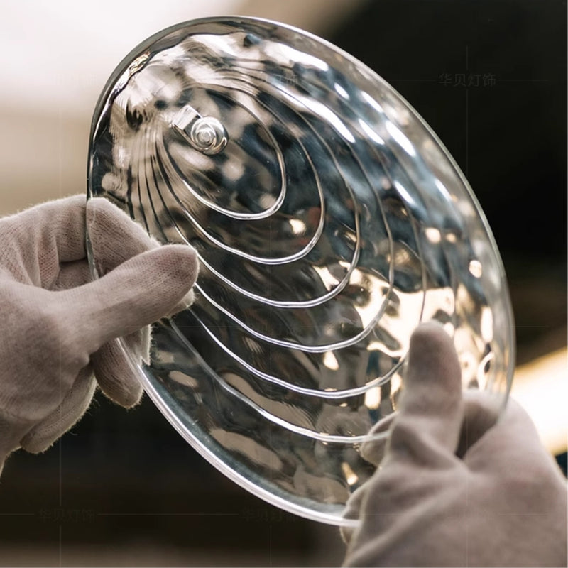 Scalloped Glass Modern Pendant Light – ULURU Lighting