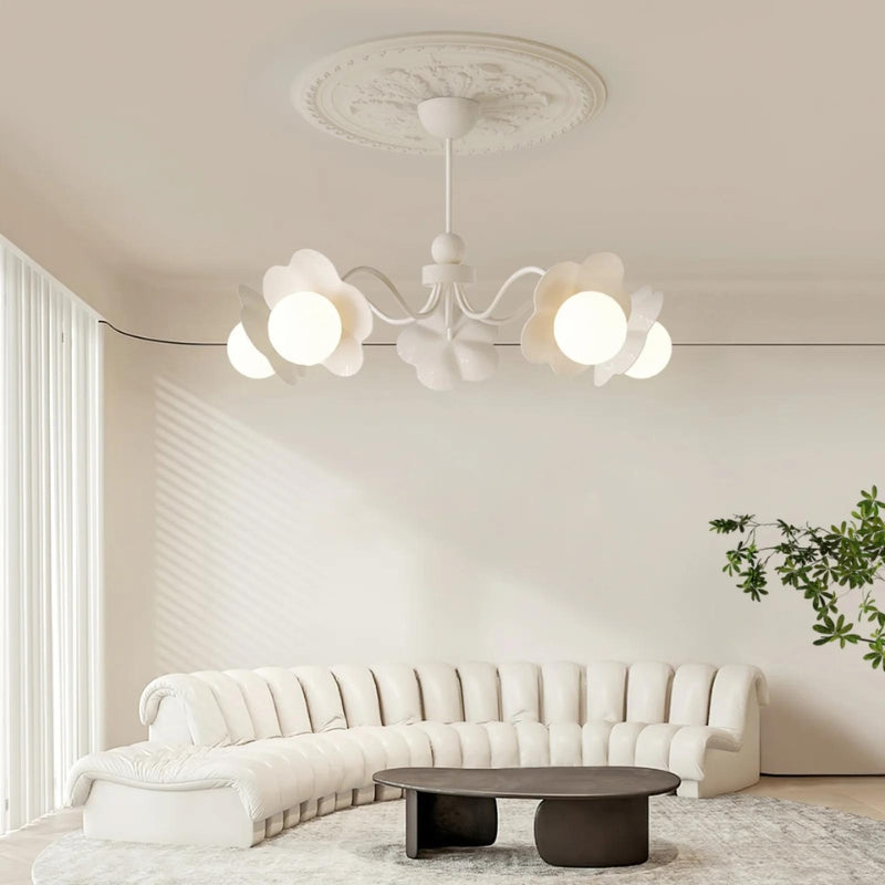 ALIA Metal Flower Shape Chandelier – ULURU Lighting