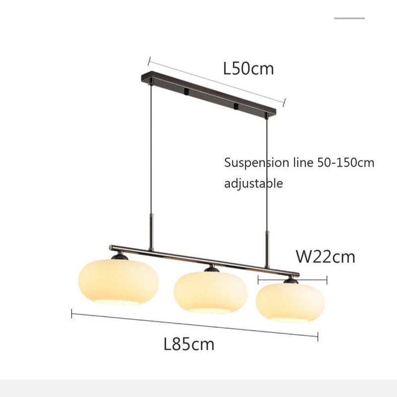 ALICE Modern Glass Kitchen Pendant Light P5383 – ULURU Lighting