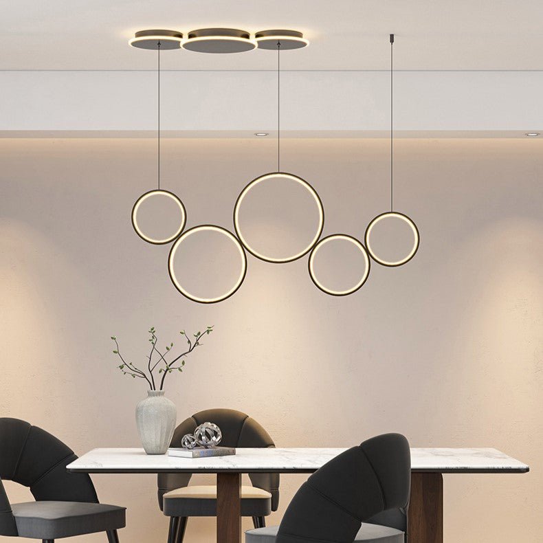 ANABEL Modern Ring LED Pendant Light P5268 – ULURU Lighting