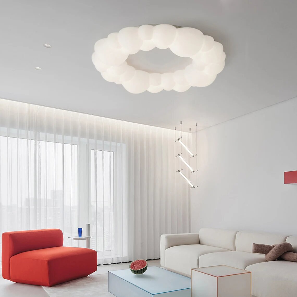 CECE Creative Cloud-Shape Ceiling Light C5287 – ULURU Lighting