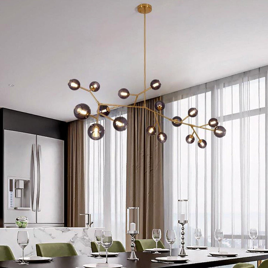 FELICIA Creative Glass Modern Pendant Light P5265 – ULURU Lighting