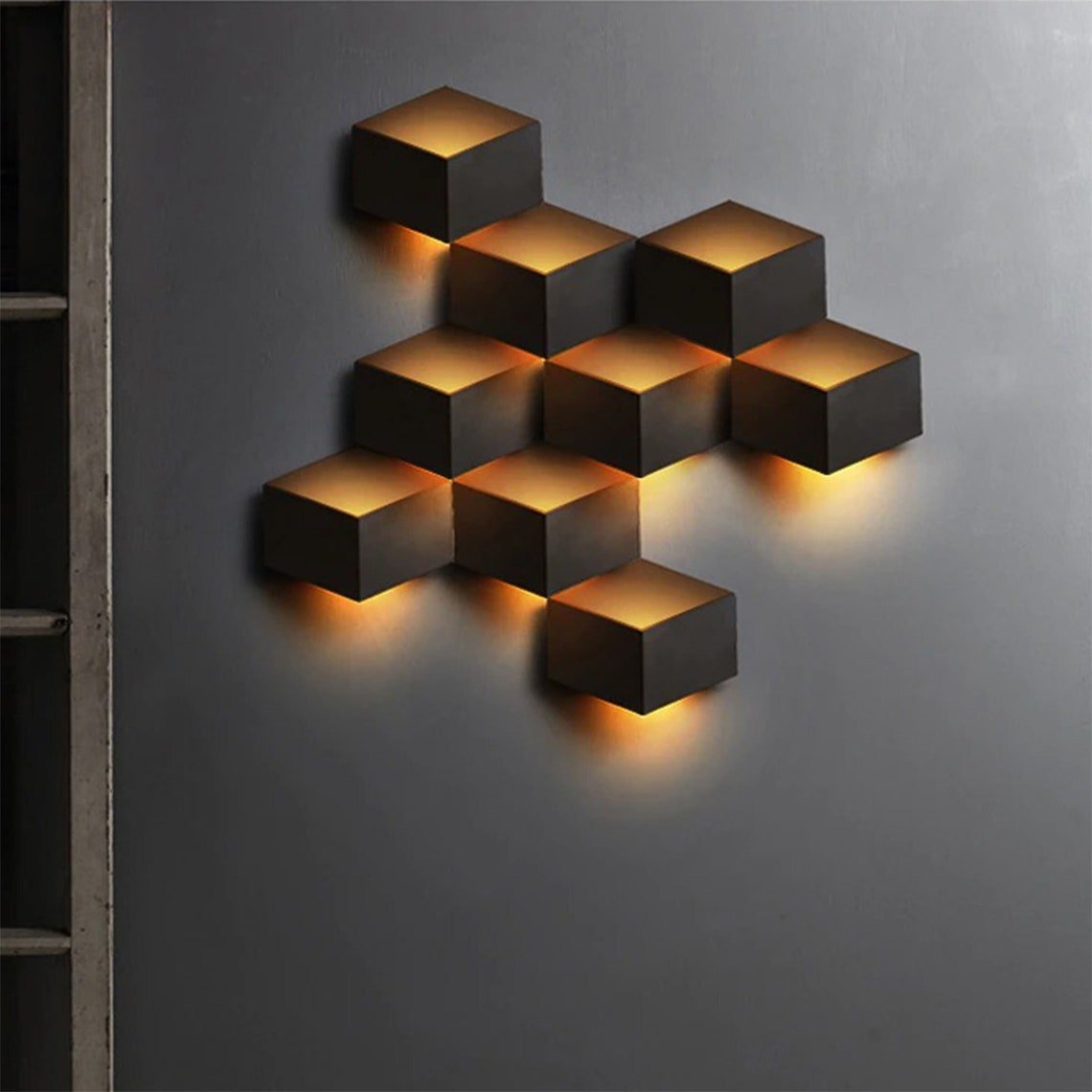 BUNBI Geometric Sconce Wall Light | ULURU Lighting
