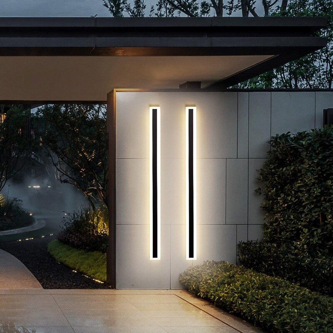 EREMURUS Outdoor Front Lighting Corridor Waterproof – ULURU Lighting
