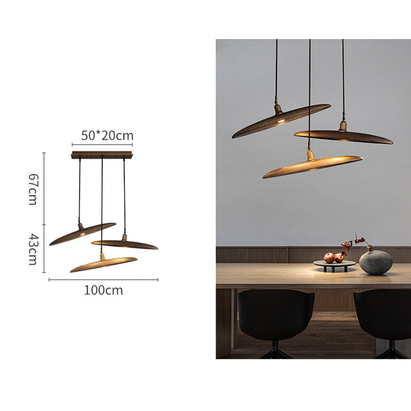 SOLEIL Solid Wood Modern Creative Pendant Light P5304 – ULURU Lighting