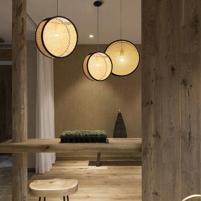 TASHA Kitchen Island Asian Style Pendant Light P5375 – ULURU Lighting